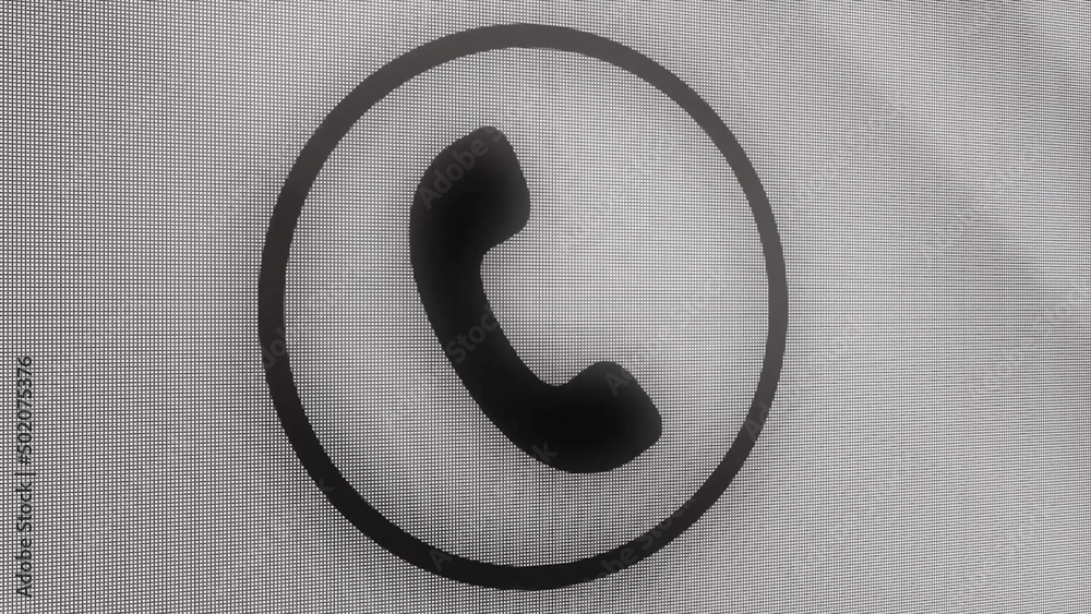 Phone ring icon animation. Incoming call. Animation Call Icon. Handmade ...