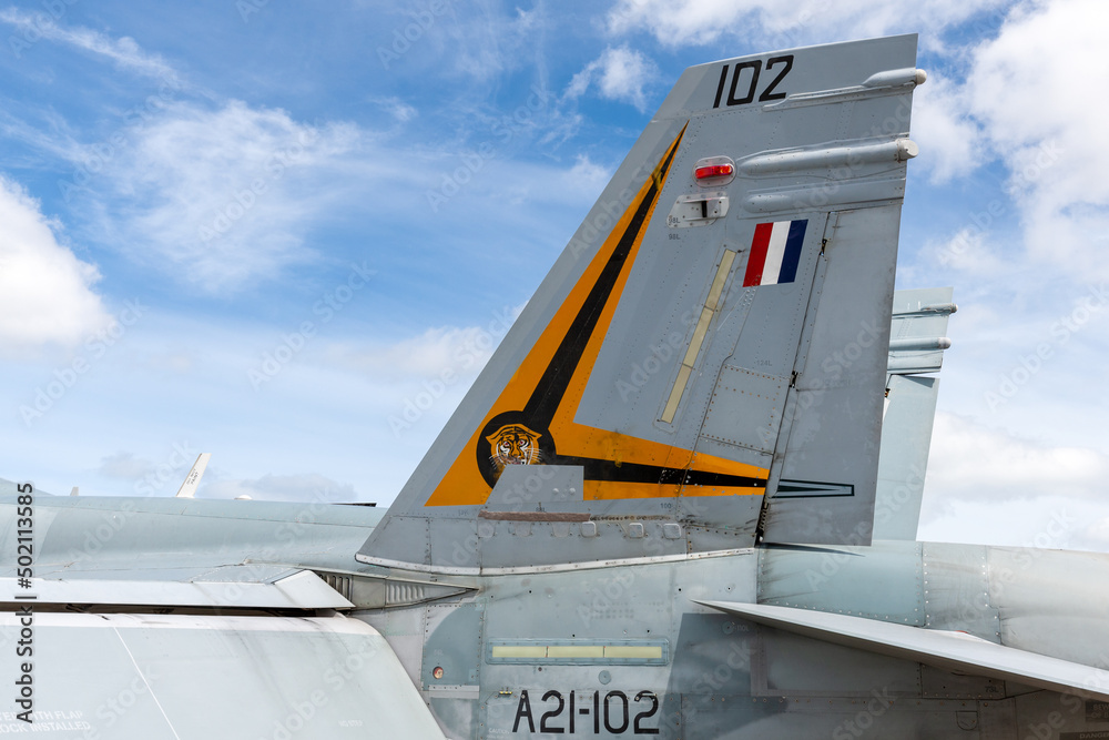 Foto de Avalon, Australia - February 24, 2015: Tail of Royal Australian ...