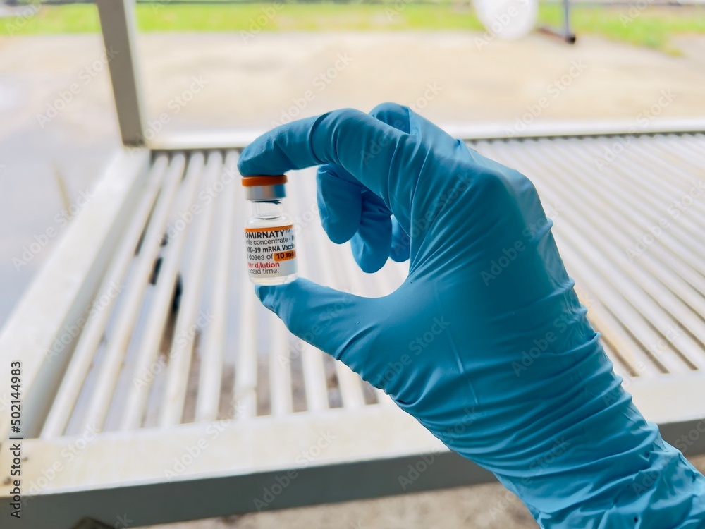 Store set Covid-19 coronavirus vaccine and expired vaccine in storage ...