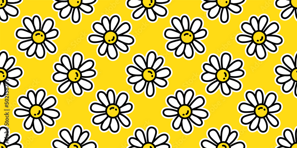 Daisy Tile Background