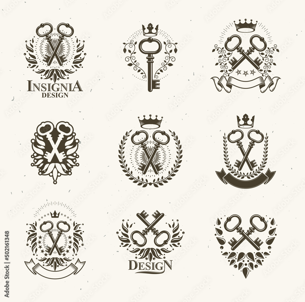 Heraldry Symbols Keys