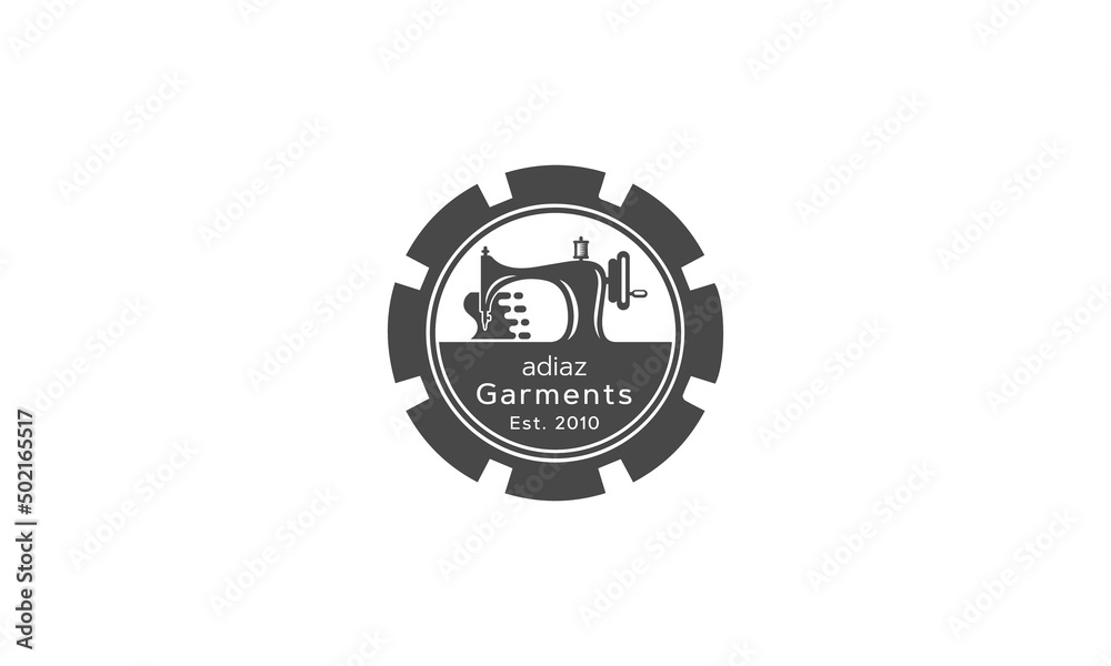 Garments logo design vector templet, Stock Vector | Adobe Stock