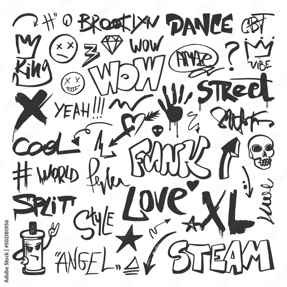 Angel In Graffiti Letters