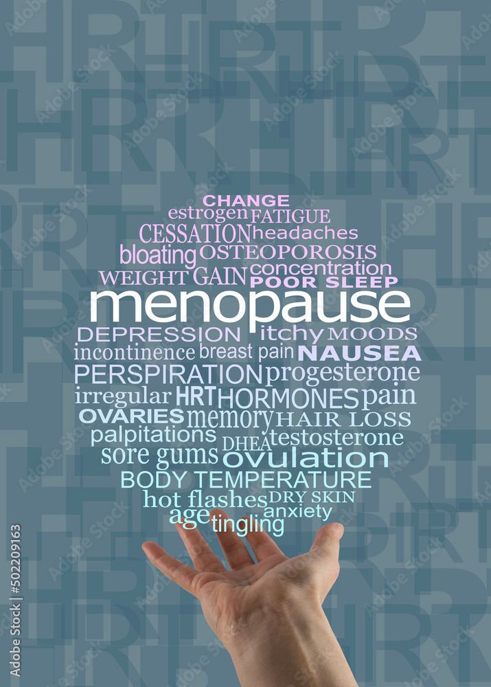 Offering a Menopause Word Cloud for your awareness campaign - open palm ...