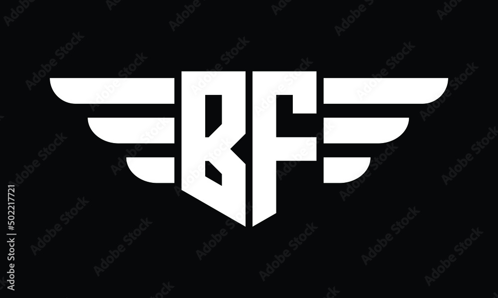 BF logo design vector template | monogram logo | abstract logo ...