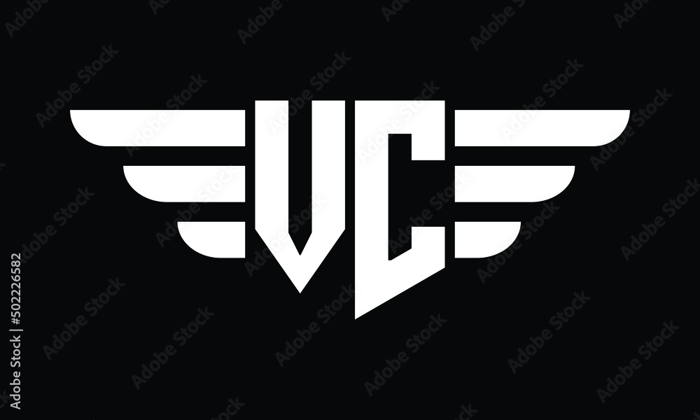 VC logo design vector template | monogram logo | abstract logo ...