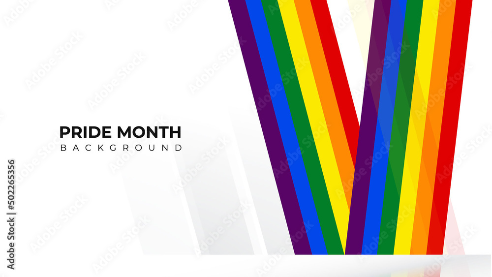 Pride Month Banner Pride Month Background On Pride Month Colorful ...