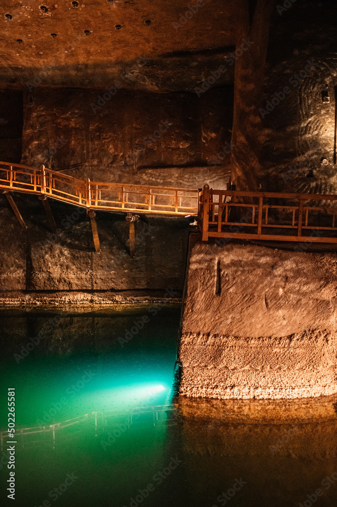 t. Kinga's Chapel in the Wieliczka Salt Mine near Krakow. Opened in the ...