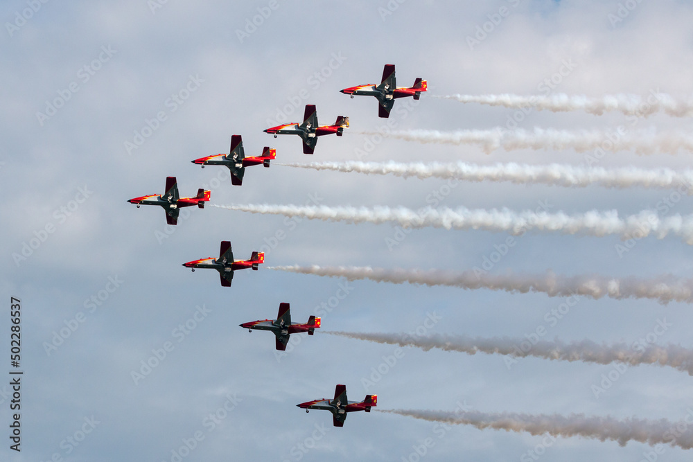 Payerne, Switzerland - August 29, 2014: Spanish Air Force (Ejercito del ...