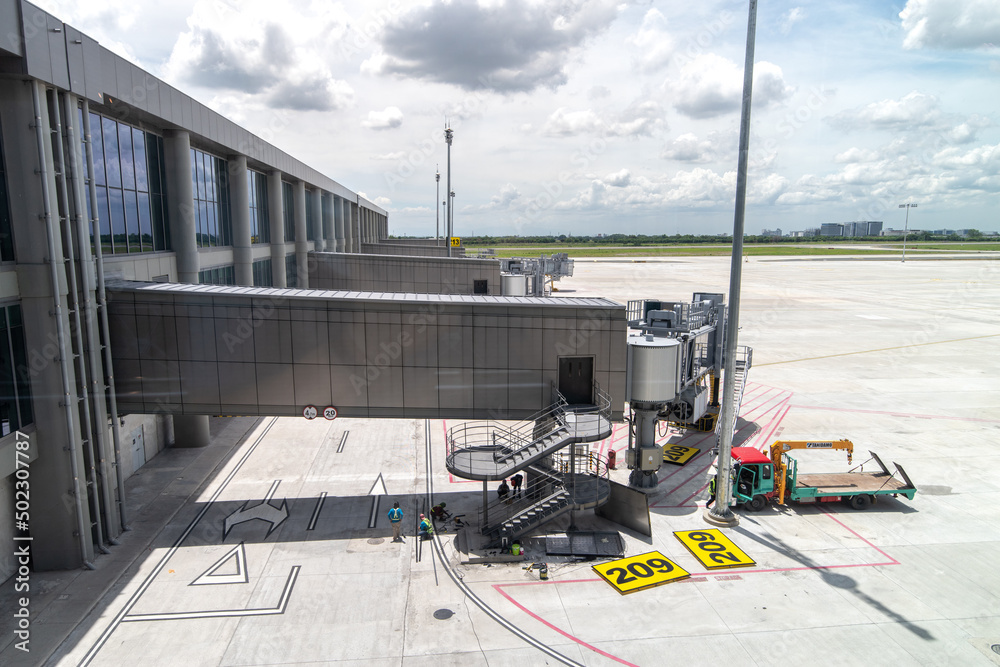 CLARK, PHILIPPINES - Apr 30,2022 Passenger Terminal at Clark New ...