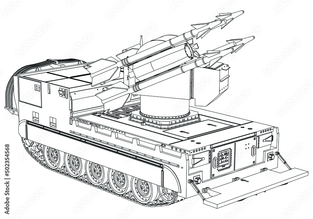 Anti Aircraft Missile System Rockets And Shells Special Military