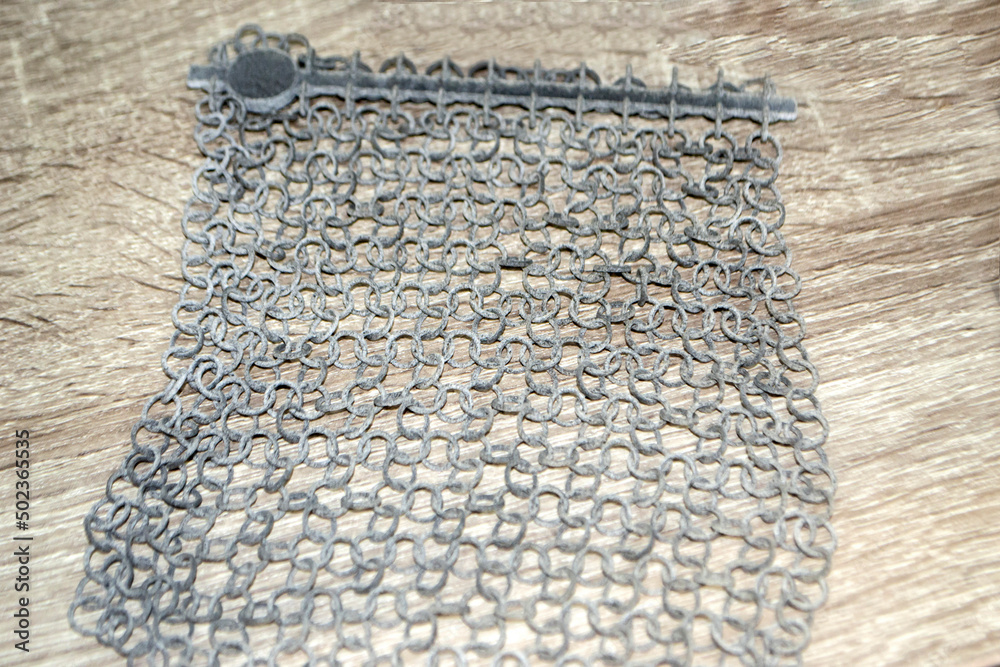 One gray model printed on 3D printer. Gray object printed on 3D printer ...