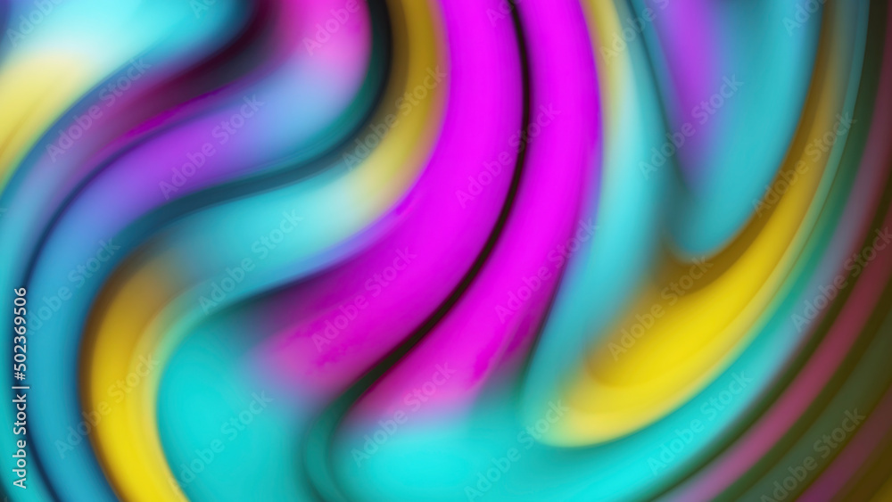 Abstract colorful background of smoothly moving curved lines gathered ...