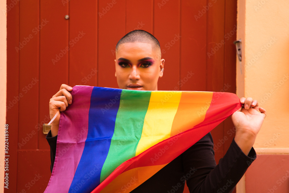 Non-binary person, of South American origin and young, the person is ...