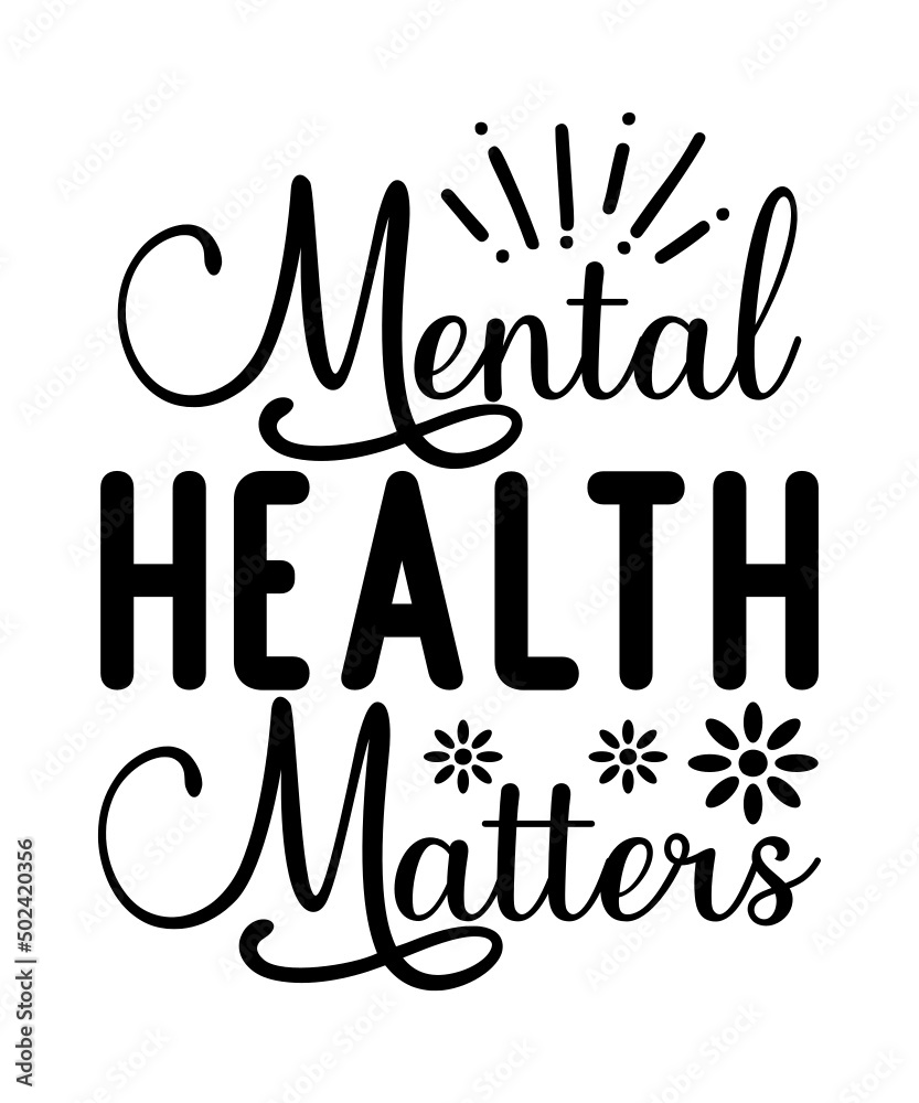Mental Health Matters SVG, Mental Health Awareness svg, Depression ...