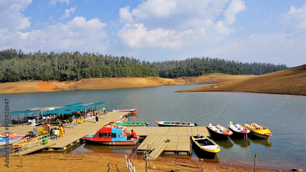 Boating in beautiful Pykara Lake, Ooty, Tamilnadu. Awesome experience ...