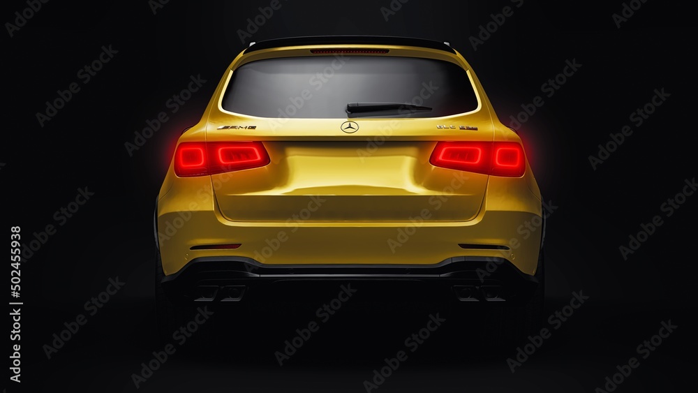 Paris. France. May 02, 2022. Mercedes-Benz GLC 63 AMG 2021. An ...