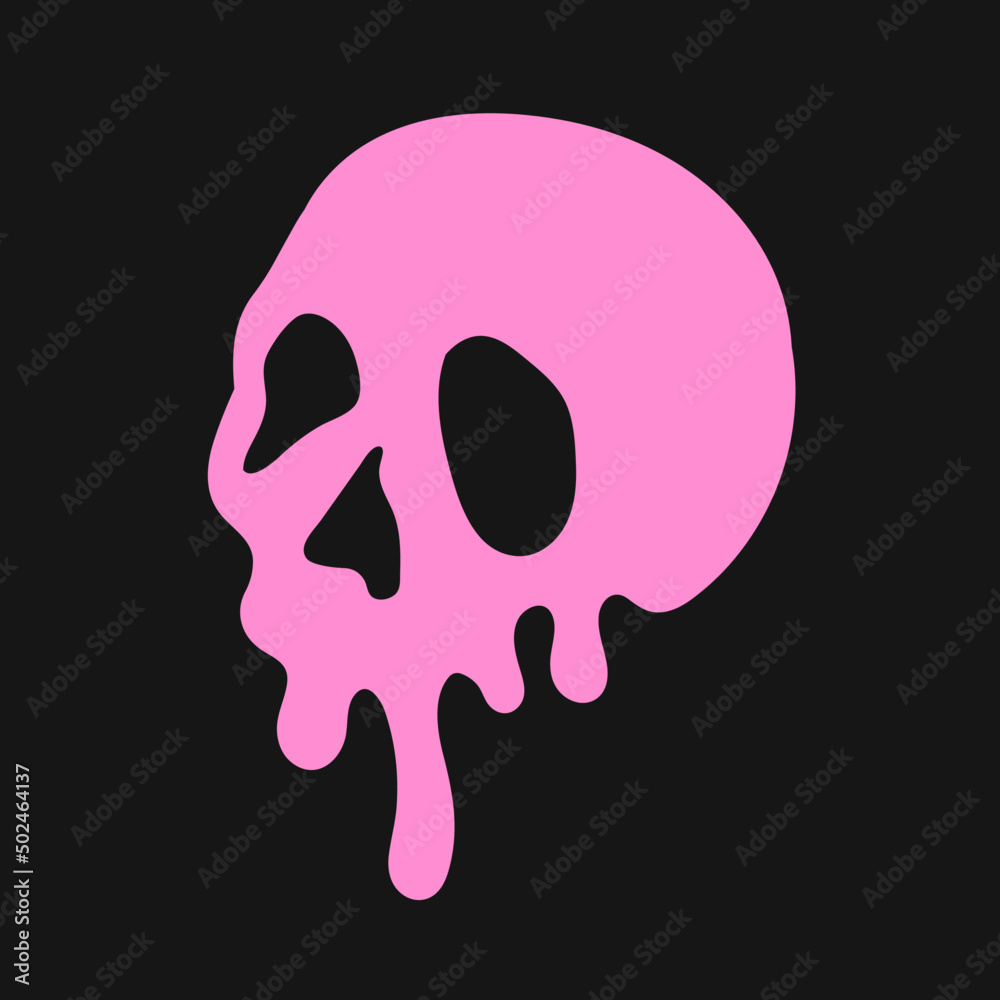 Dripping Skull Vector, Skulls SVG. Download it now Stock Vector | Adobe ...