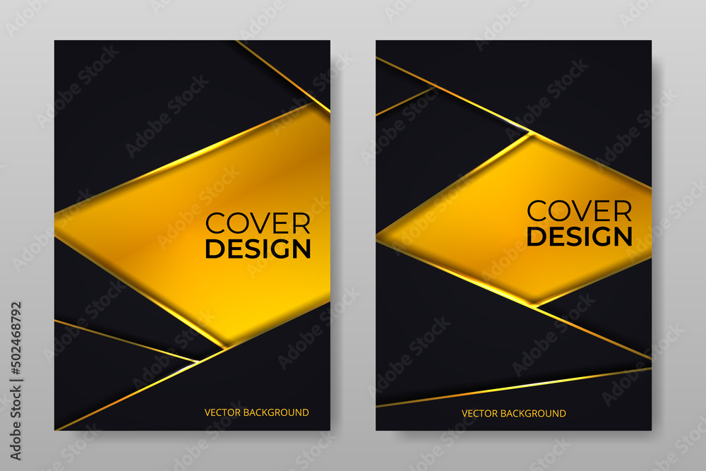Vector cover design. Brochure template in A4 size flyer design ...