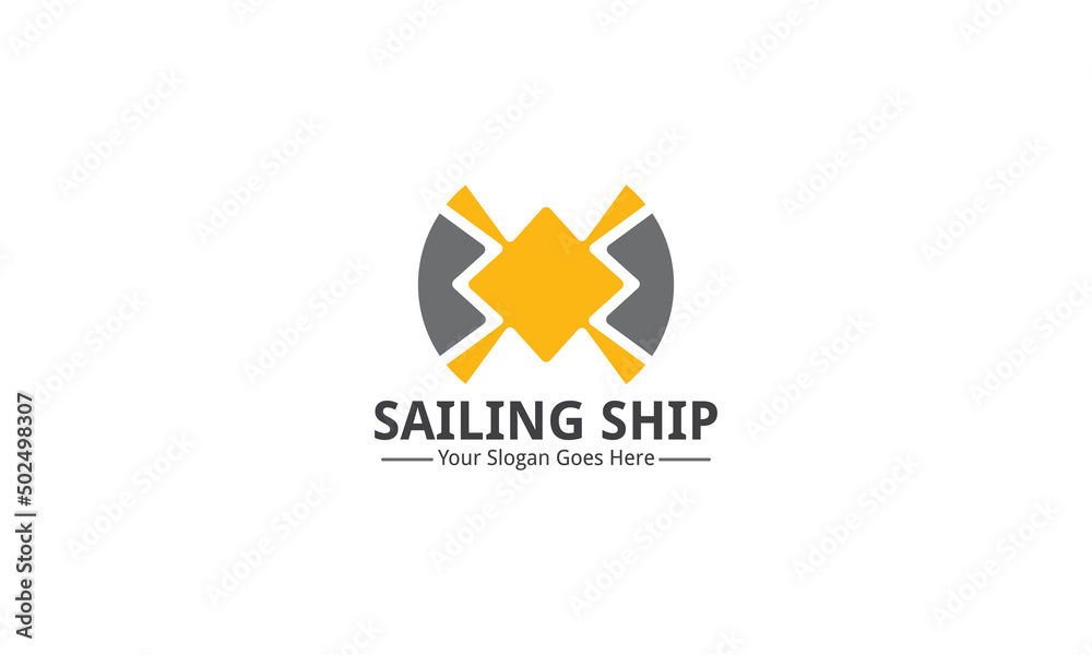 Ship logo design vector templet, Stock Vector | Adobe Stock
