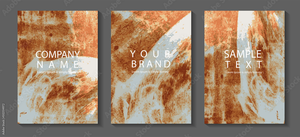 Vector rusty metal texture background, in A4 size for design work page ...