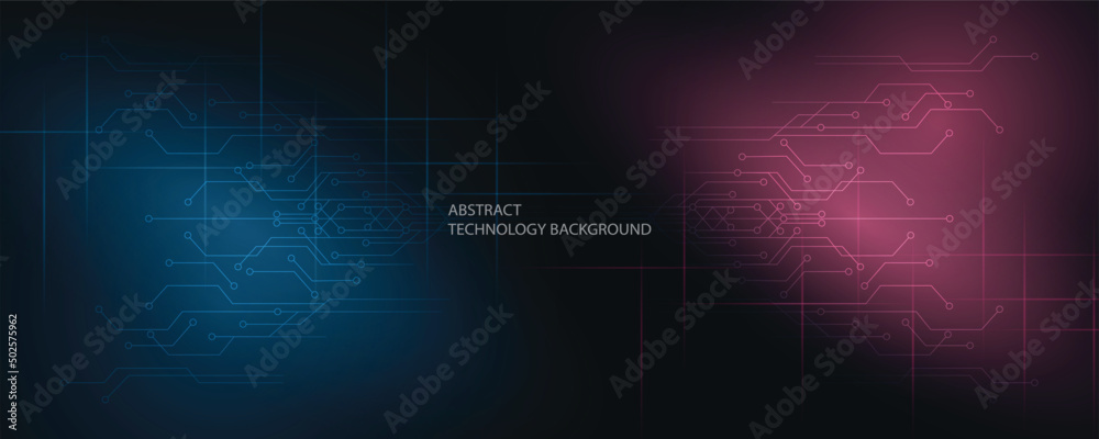 Abstract technology background, Illustration, Hi-tech communication ...