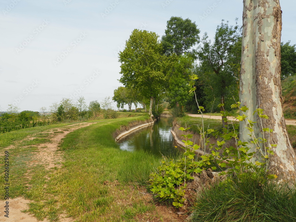 bonito paseo por el curso del canal de la femosa a su paso por borges ...