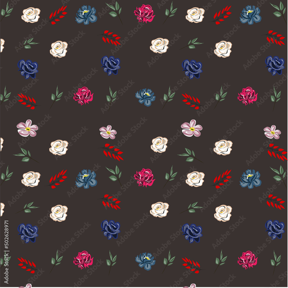 Flowers, leaves, plants. Drawing on a transparent background. Choose ...