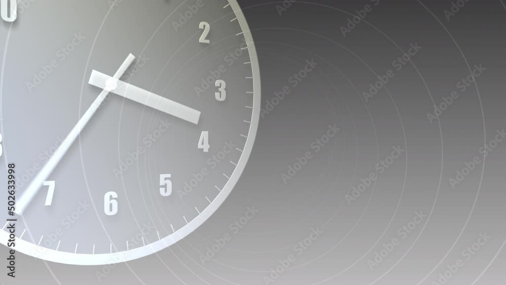 Time flow images with analog clock Background. Stock Video | Adobe Stock