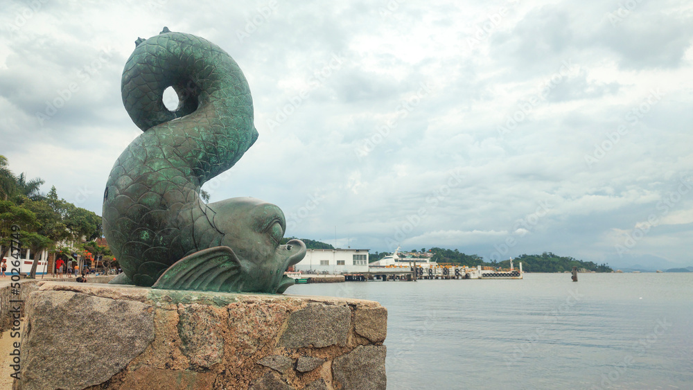 sea beach bay ocean water boat canoe fish fisherman nature clock ...