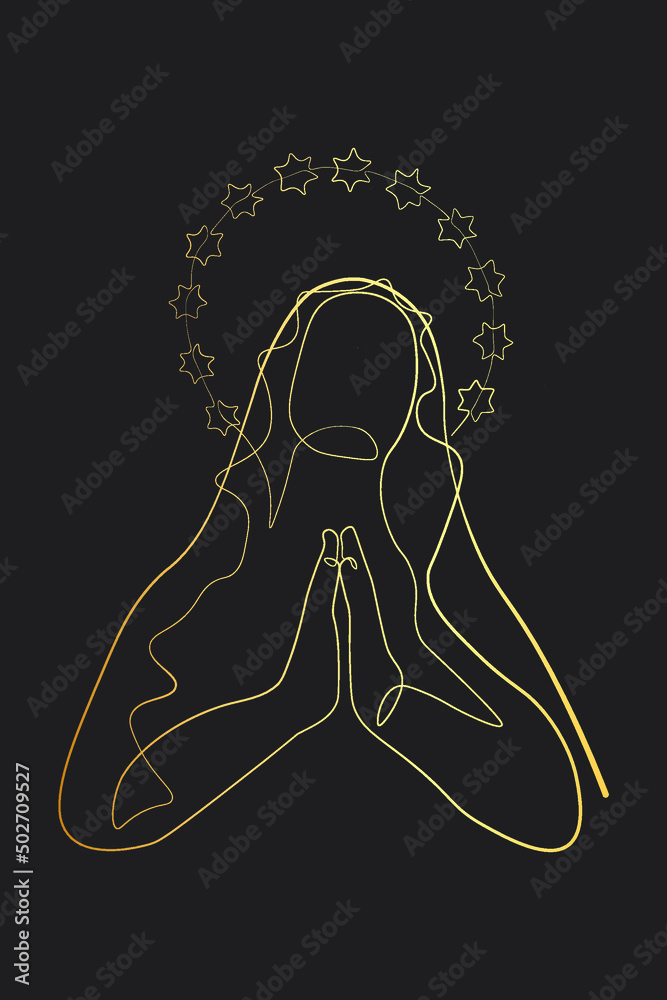Continuous line drawing of Jesus Christ vector illustration Testament ...