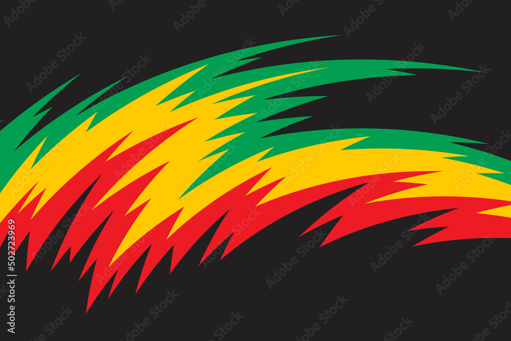 Jamaican Colors Background
