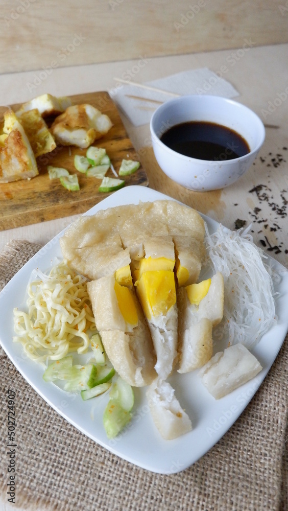 Pempek is a traditional food from Palembang, South Sumatra province ...