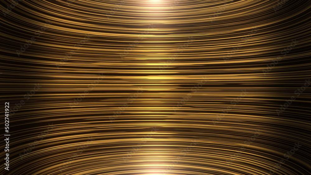 Abstract golden moving line streaks background, luxury golden particle ...