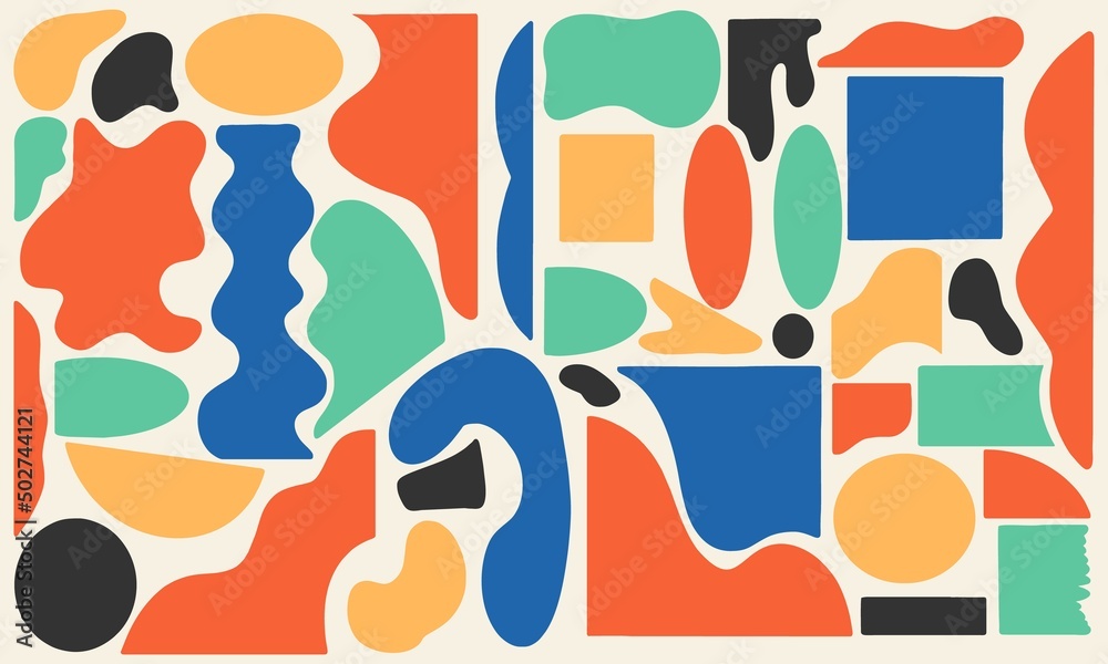 Layout, vector template with abstract design graphics made using simple ...