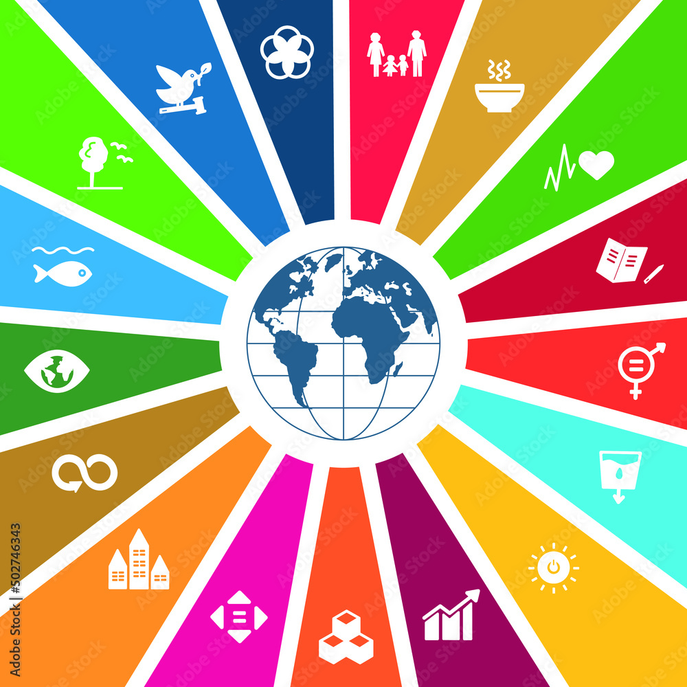 Sustainable Development Goals, Agenda 2030. Vector illustration with ...