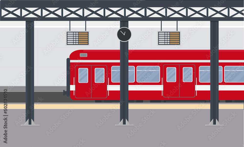 Railway Station Clipart
