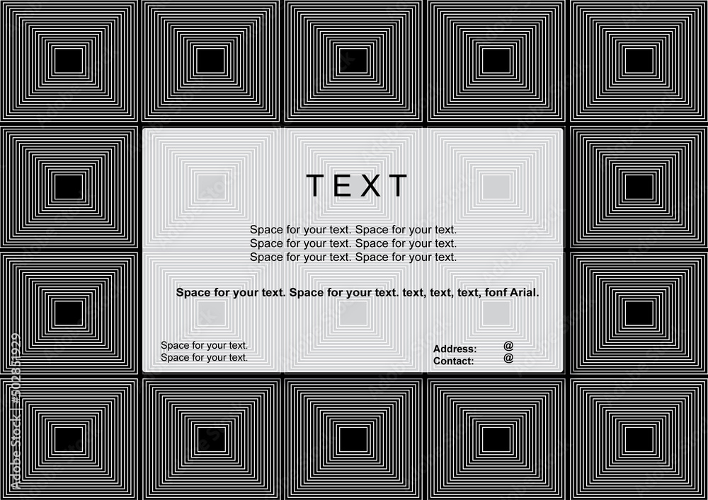 Vector design background with geometrical pattern design and business ...