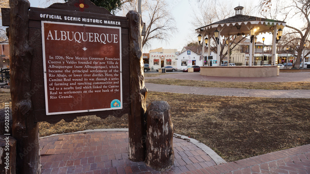Albuquerque sign Stock Photo | Adobe Stock