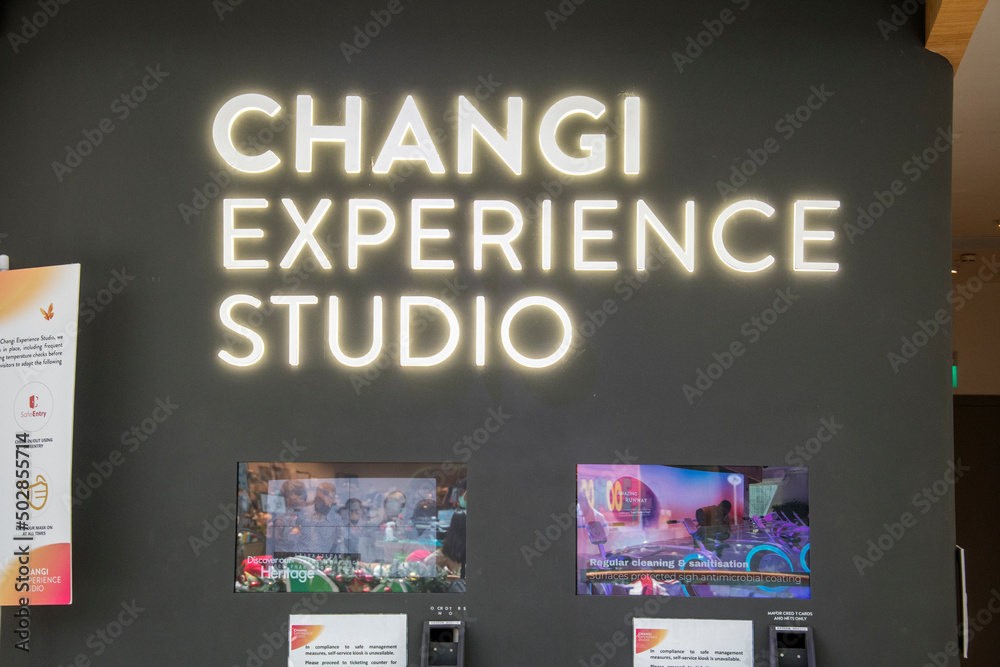 Changi Experience Studio located inside the Jewal Changi Airport in Singapore Stock Photo ...