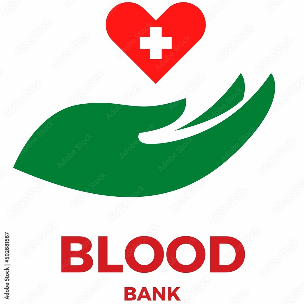 Blood Bank Logo Stock Illustration | Adobe Stock