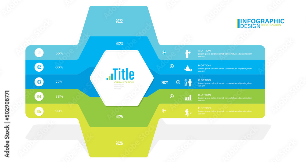 Business data visualization. Infographic Elements stock illustration ...