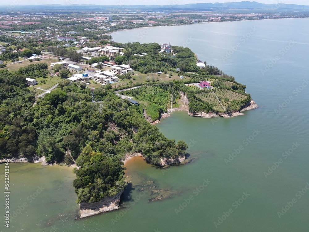 Miri, Sarawak Malaysia - May 2, 2022: The Landmark and Tourist ...