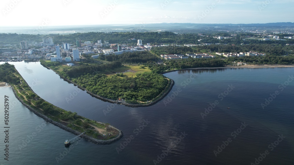Miri, Sarawak Malaysia - May 2, 2022: The Landmark and Tourist ...