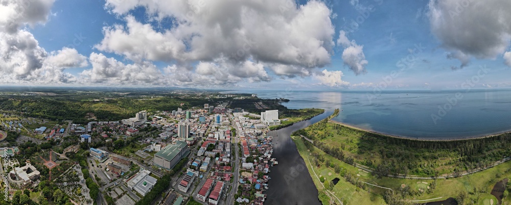 Miri, Sarawak Malaysia - May 2, 2022: The Landmark and Tourist ...