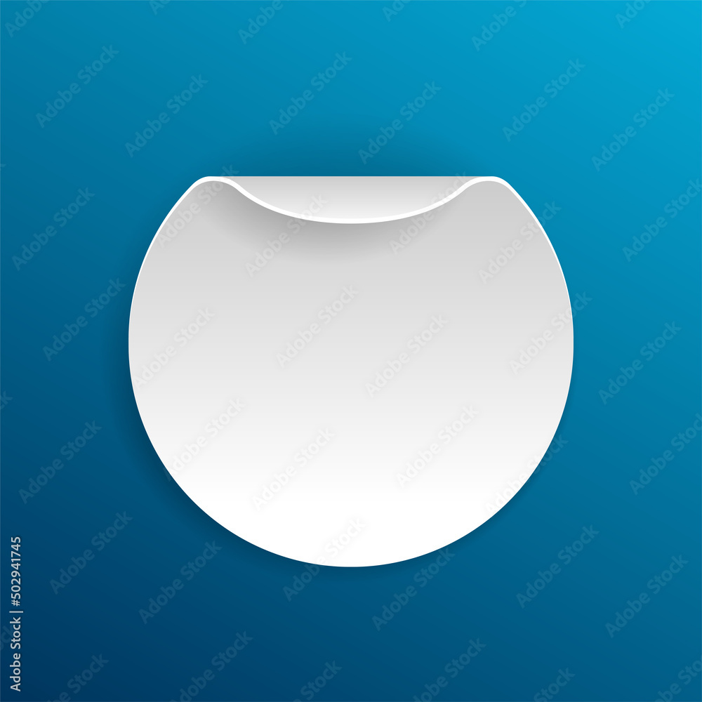 Acne pimple patch - cotton round Stock Vector | Adobe Stock