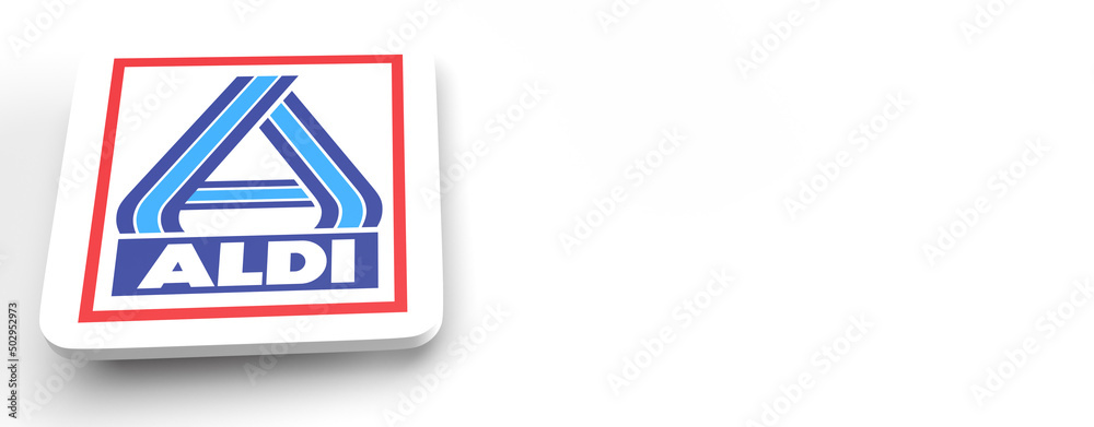 Neckargemuend, Germany: May 1, 2022: Logo of the German discount ...