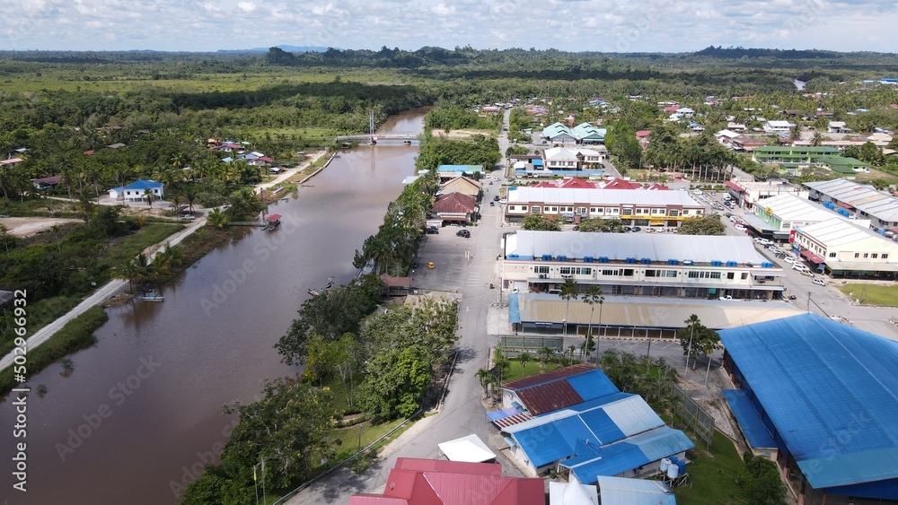 Miri, Sarawak Malaysia - May 2, 2022: The Landmark and Tourist ...