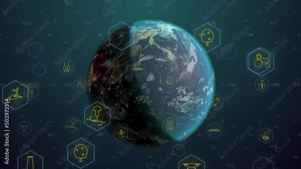 Video Stock Computer graphics with a schematic visualization of human ...