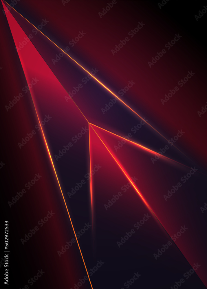 black abstract , polygon, elegant background ,red abstract, premium ...